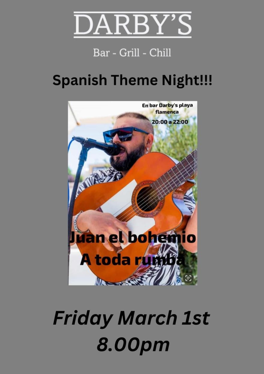 Events - Darby's Playa Flamenca